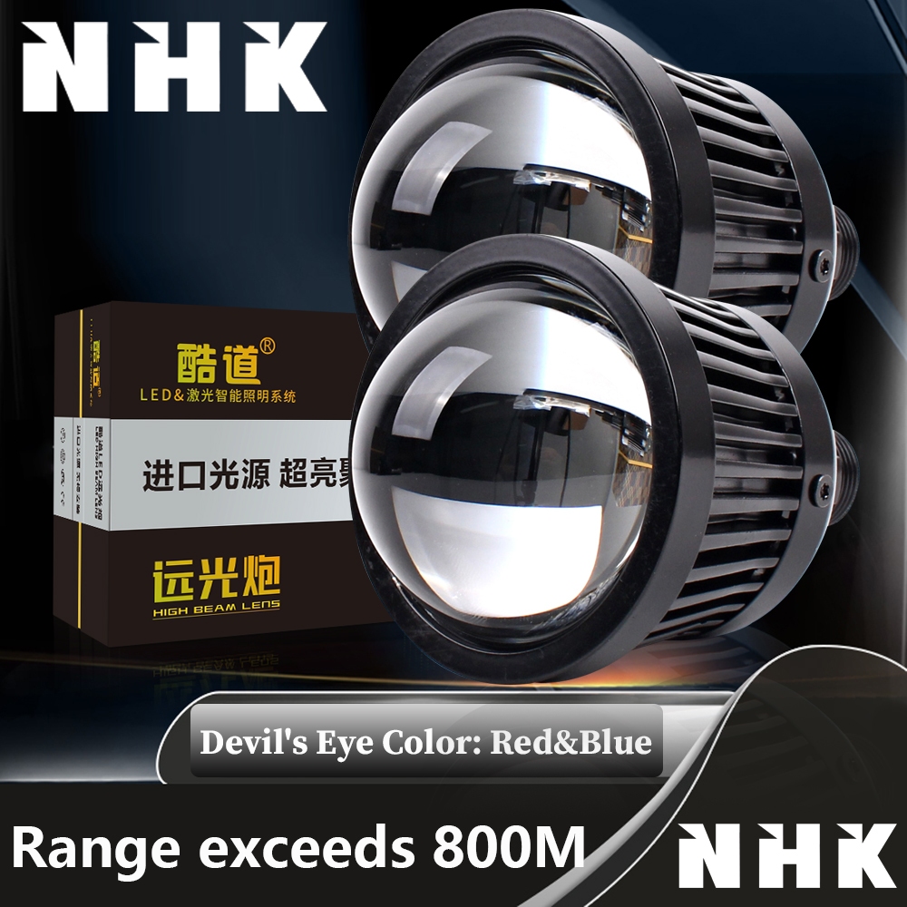 NHK LED High Beam Projectors Lens For H11 H7 9005 9006 Fog Lamp ...