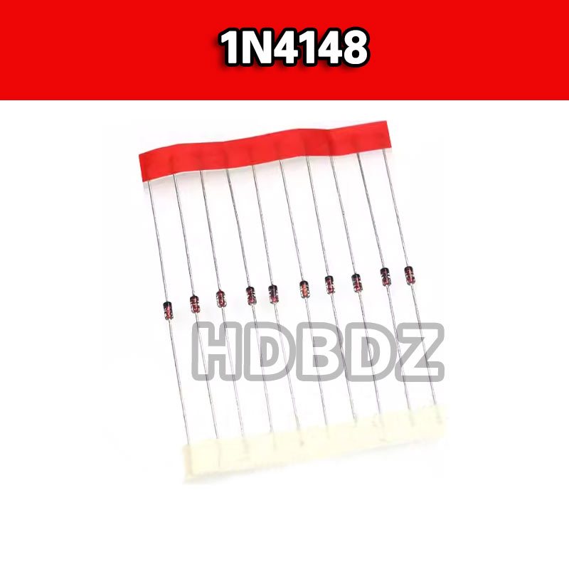 100pcs 1N4148 IN4148 DO35 Switch Rectifier Diode Glass Tube IC | Shopee ...