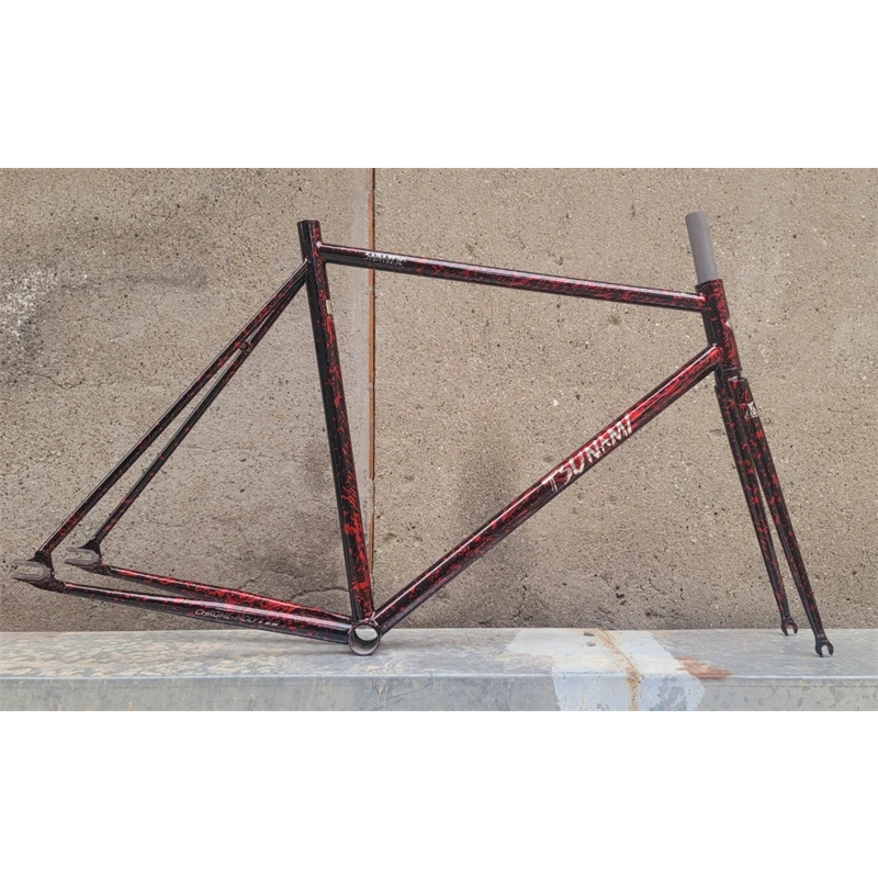 SNM4130 TSUNAMI CR-MO Fixed Gear Frame and Fork SNM Chrome Molybdenum ...