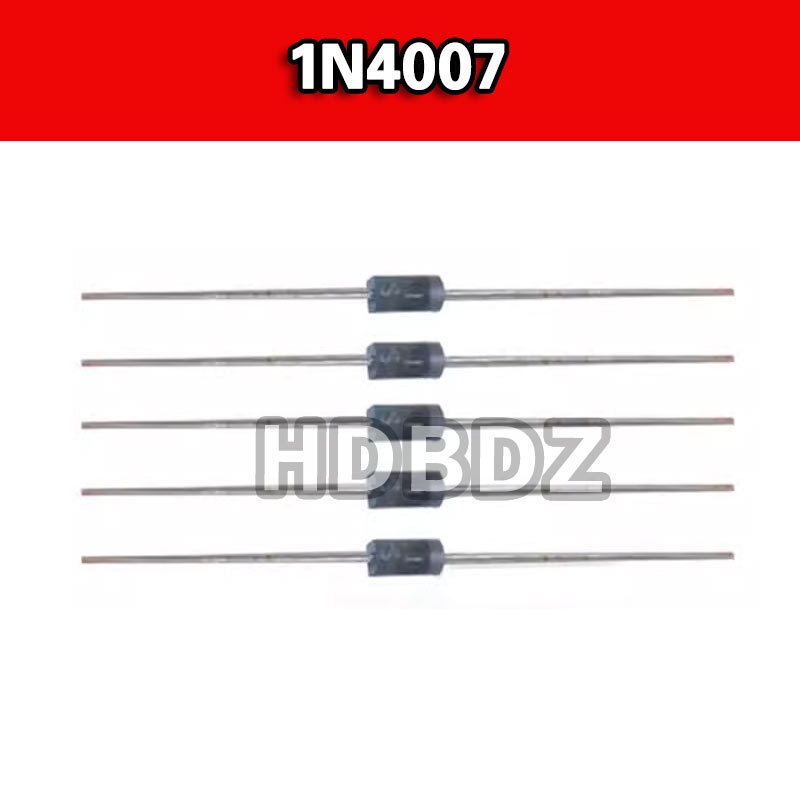 100pcs 1N4007 IN4007 DO-41 Rectifier Diode 1A 1200V IC | Shopee Philippines