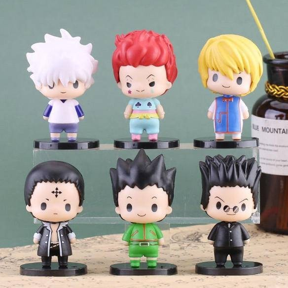 New Hunter x Hunter Chibi Figures Gon Killua Hisoka Kurapika ...