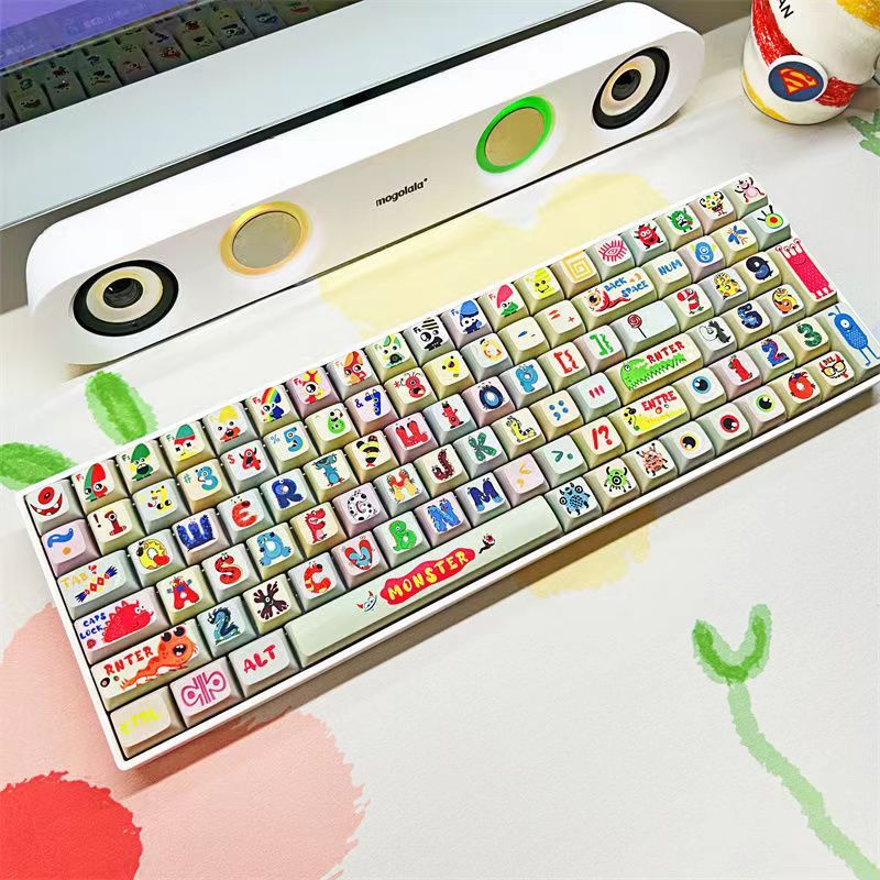 【Keycap Only】Monster Family Keycap 131 Keys XDA Profile PBT Sublimation ...