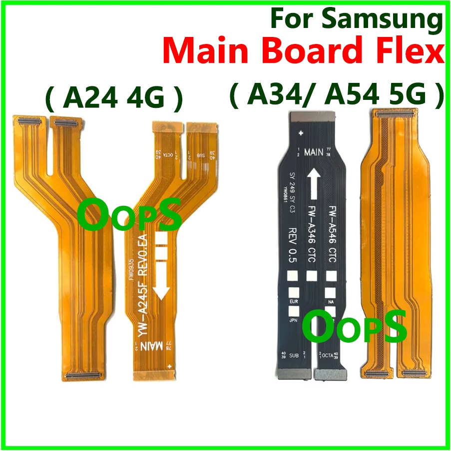 For Samsung A24 A34 A54 A245F A345 A546 Phone USB LCD Display Main ...