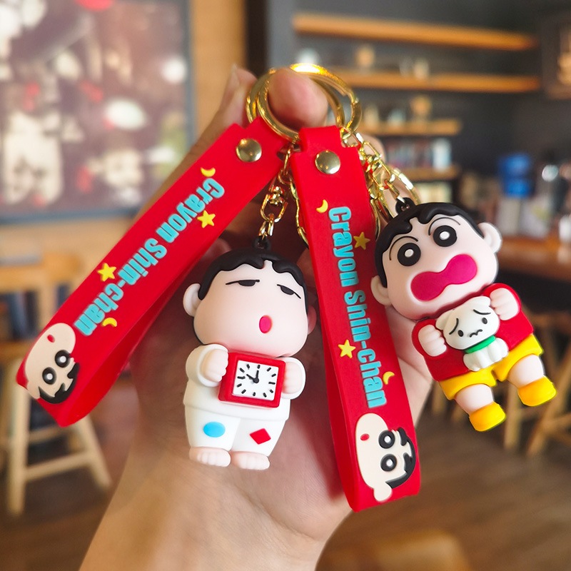 New Crayon Shin-Chan Keychain Cartoon Japanese Cartoon Cute Couple Bag ...