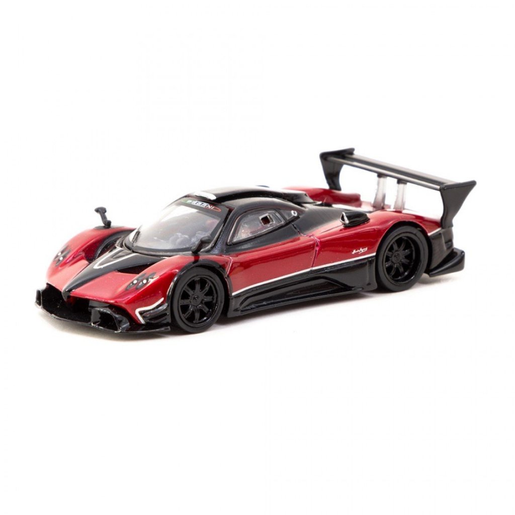 Tarmac Works T64G-TL015-RE 1/64 PAGANI ZONDA R ROS SO RED DUBAI DIECAST ...