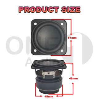 OneAudio AURA 2-inch 4Ohms 12W Bass 2-inch Subwoofer Speaker 2-inch ...