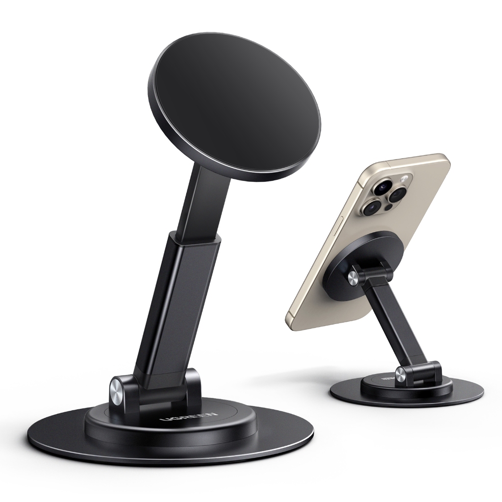 UGREEN Magnetic Phone Stand 360° Rotation Aluminum Mobile Phone Stand ...