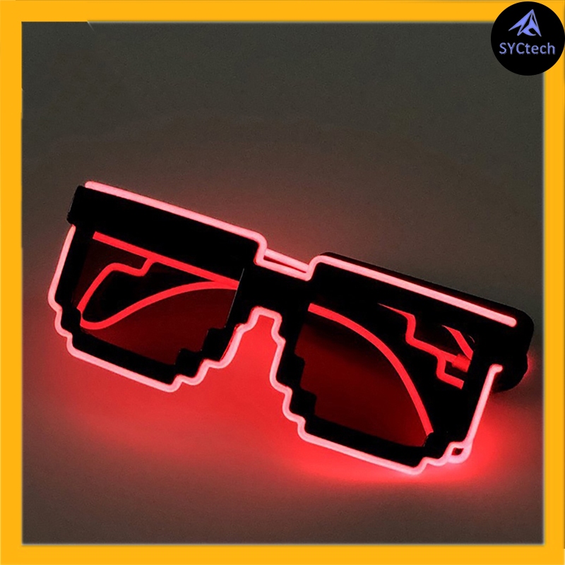 Tik Tok LED Luminous Glasses Mosaic Trampody Nightlight LED New ...