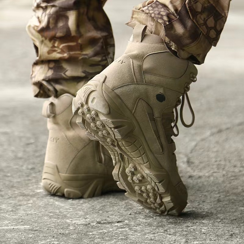 Men's 5AA Tactical Boots Army Men's Outdoor Hiking Combat Swat Shoes ...