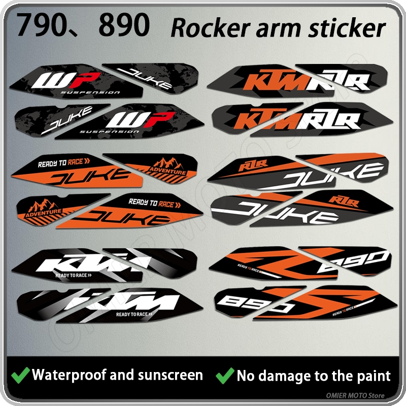 3M Motorcycle Swing arm Decal Waterproof Rotating Shaft Swingarm ...