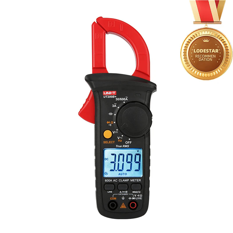 UNI-T UT200A+ UT200B+ AC Current Clamp Meters Digital Voltmeter Ammeter ...