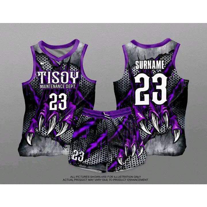 TISOY Basketball Jersey Full Sublimation Free Customized Name and ...