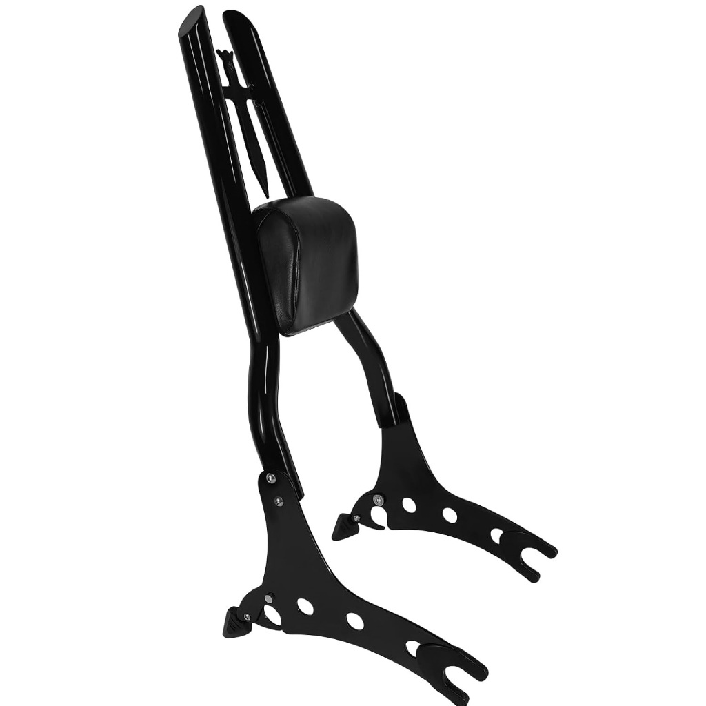 Black Passenger Backrest for Indian Chieftain Roadmaster Springfield ...