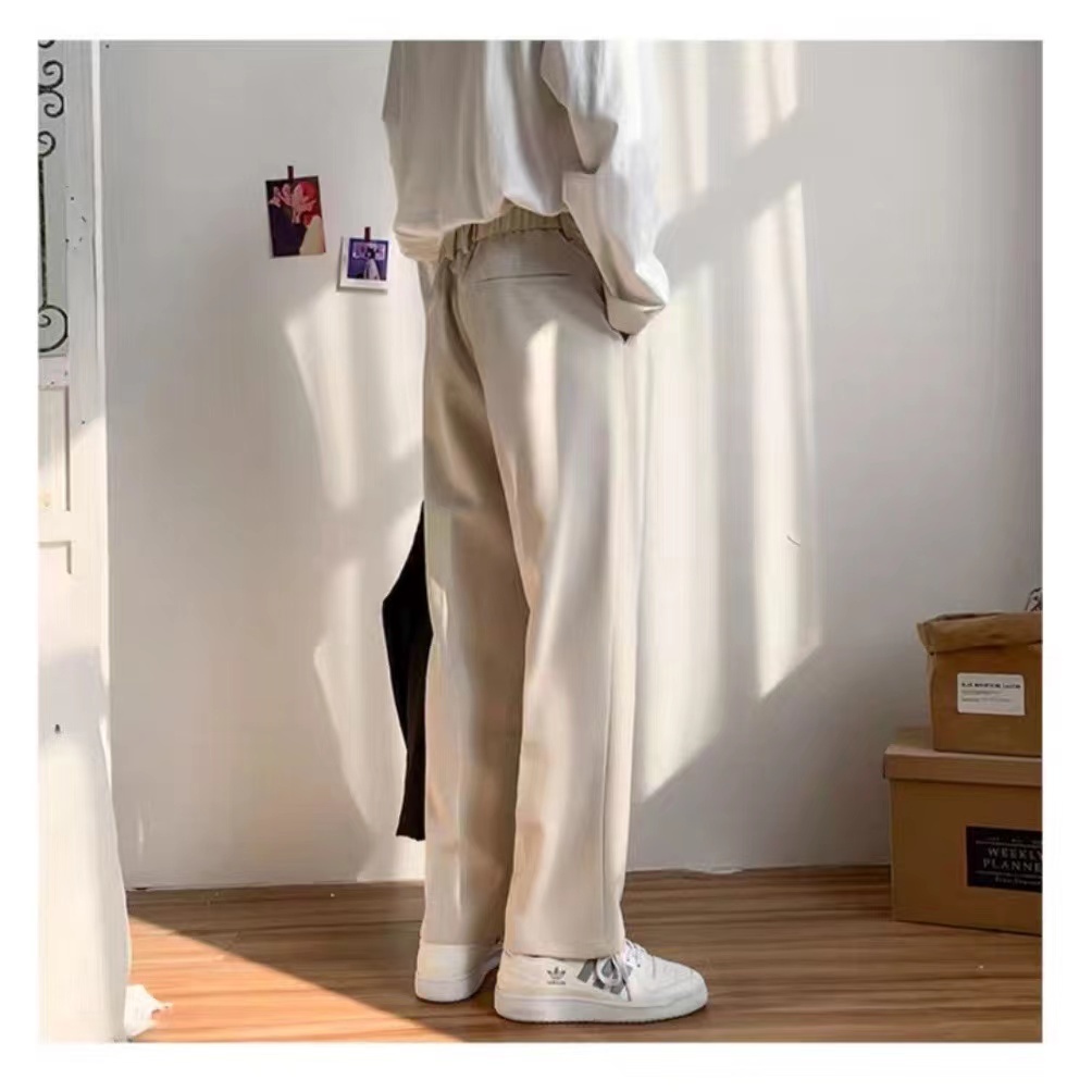 Korean Wide Leg Pants for Men 3 Colors Slacks Trouser Pants Size M to ...
