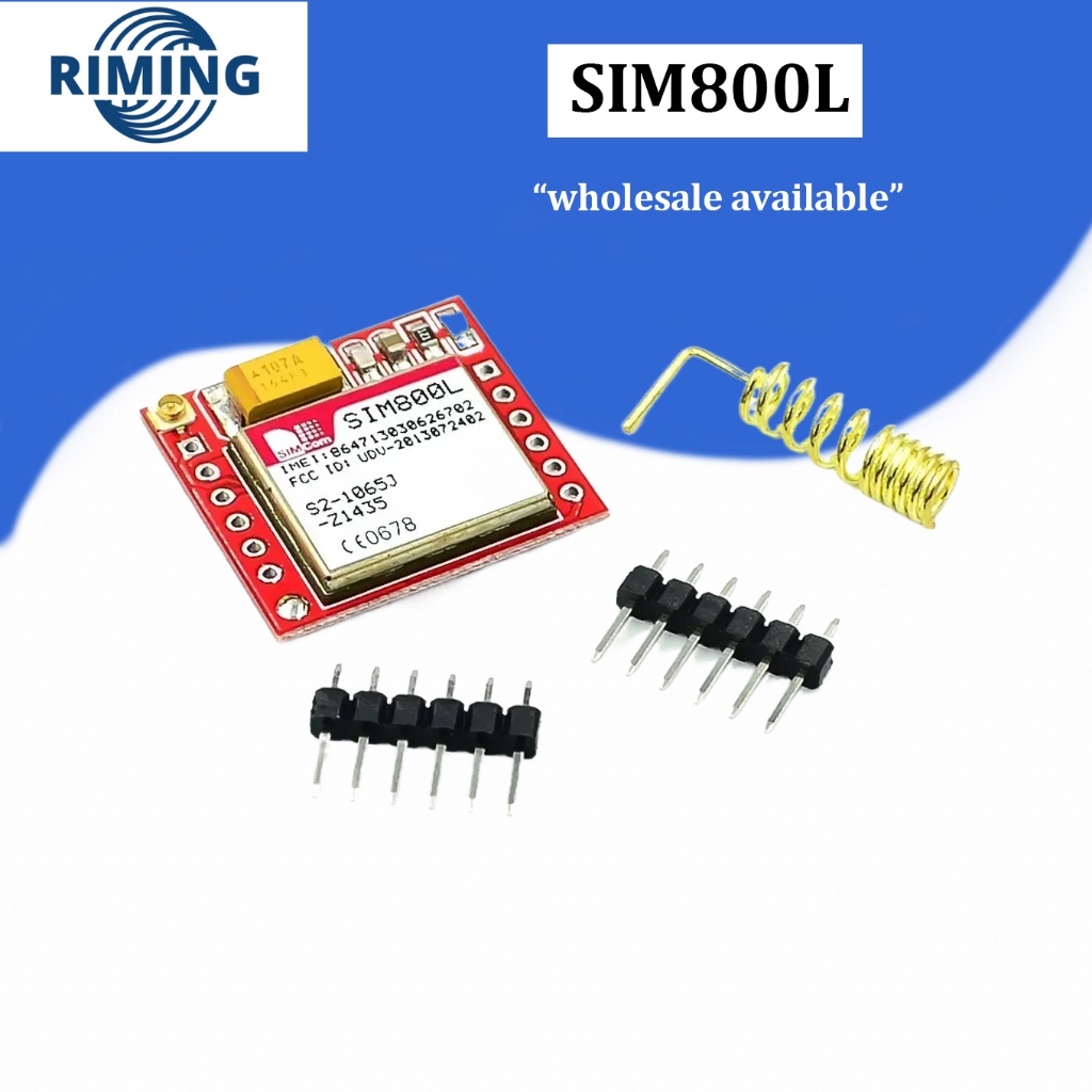 Gsm module Smallest SIM800L GPRS GSM Module MicroSIM Card Core BOard Quad-band TTL Serial Port ...