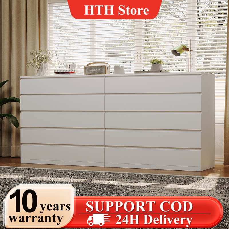 Solid Wood Chest Drawer Cabinet 4/5 Layer for clothes Durabox Cabinet ...