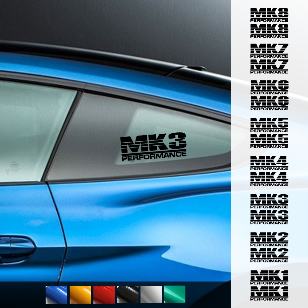 2pcs 16CM FORD FOCUS MK1 MK2 MK3 MK4 MK5 MK6 MK7 MK8 PERFORMANCE ...