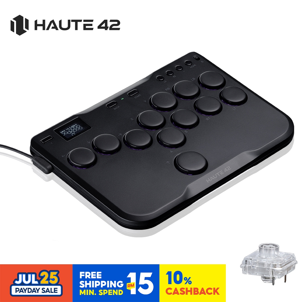 JZW-Shop Arcade Stick P12, All-Button Arcade Controller for Switch, PC ...