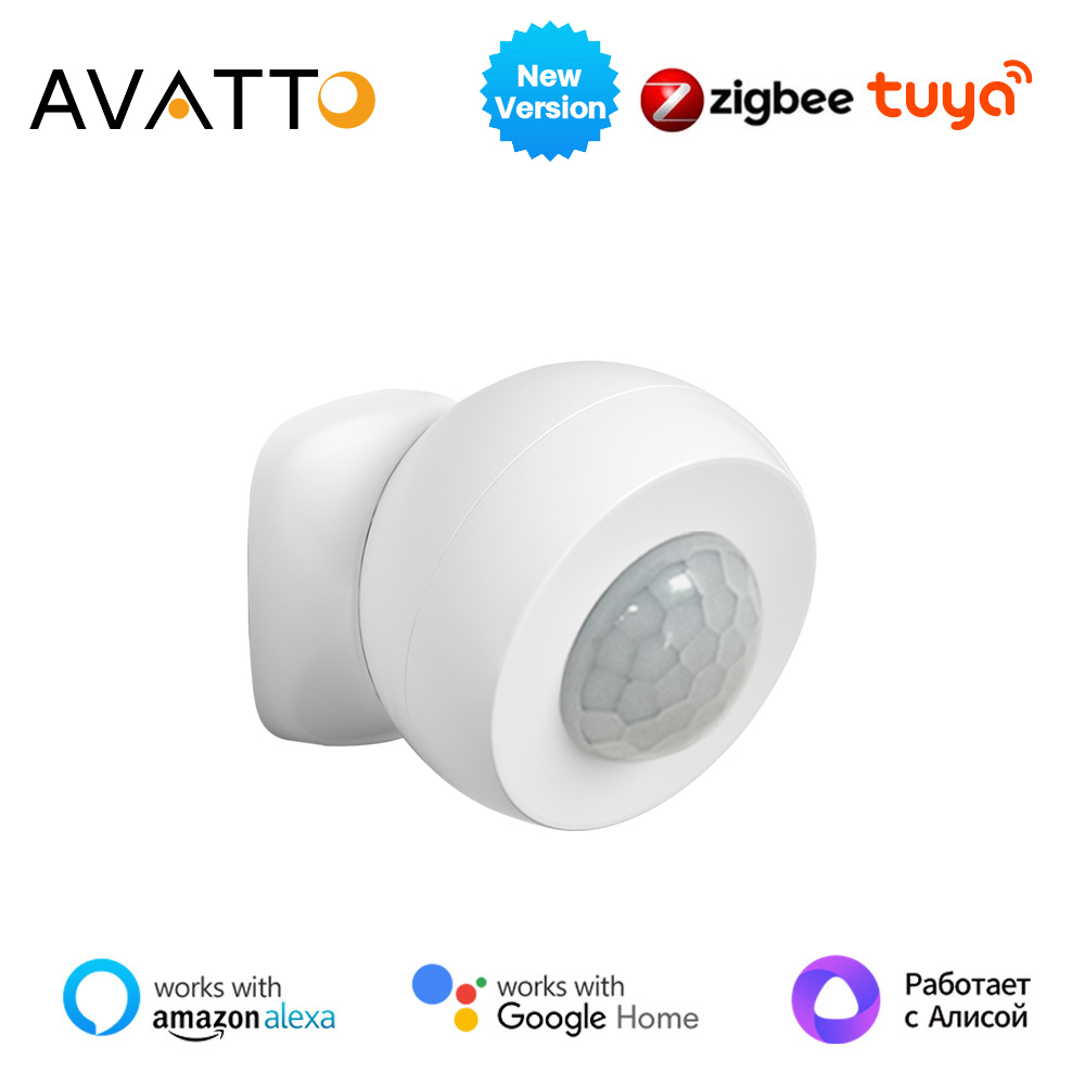 AVATTO ZigBee Smart Motion Sensor Human Body Detector Wireless Support ...
