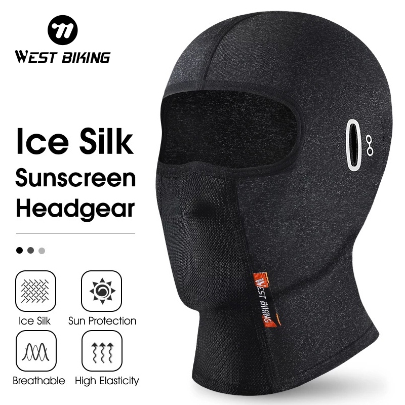 【PH Delivery】WEST BIKING Sunscreen Full Face Mask Bike Ice Silk ...