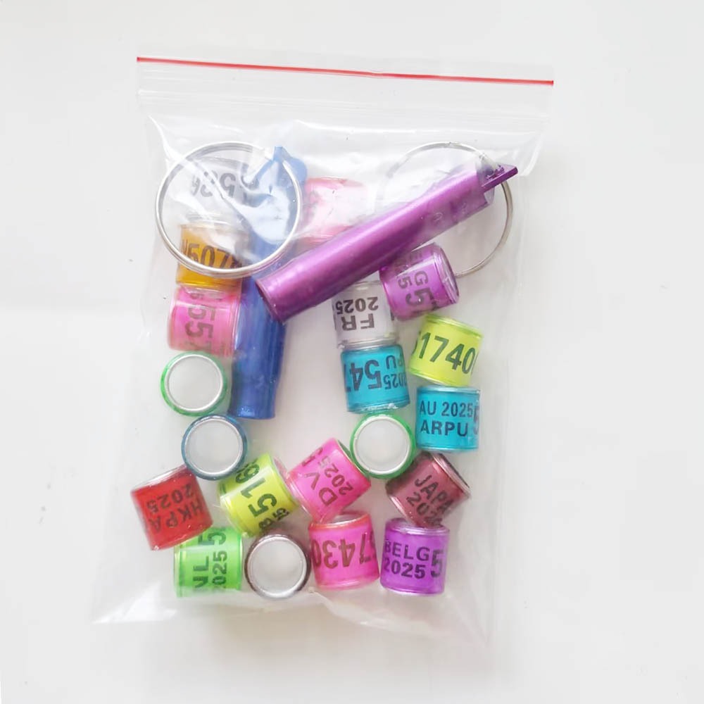 2025 Pigeons foot ring 10 Pcs with Whistle 1 pc set Pigeons foot ring ...