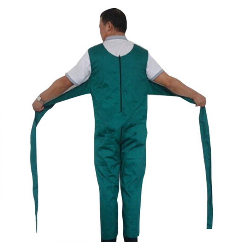 Green One-Piece Restraint Clothing For Restless Patient As Special ...