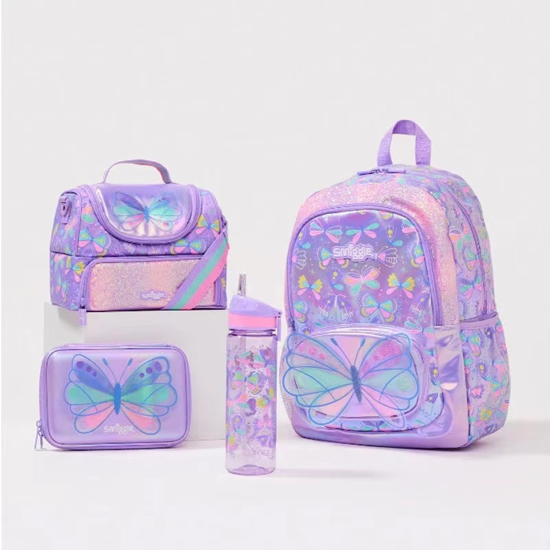 [NEW] Australia smiggle Colorful Smart Butterfly Trolley School Bag ...