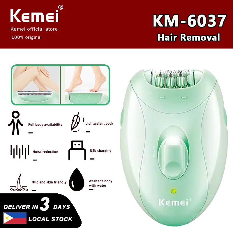 Kemei KM-189B Girls' Razor Bikini Trimmer Hair Removal Shaving Machine ...