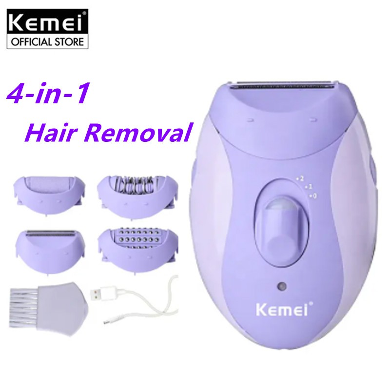 Kemei KM-189B Girls' Razor Bikini Trimmer Hair Removal Shaving Machine ...