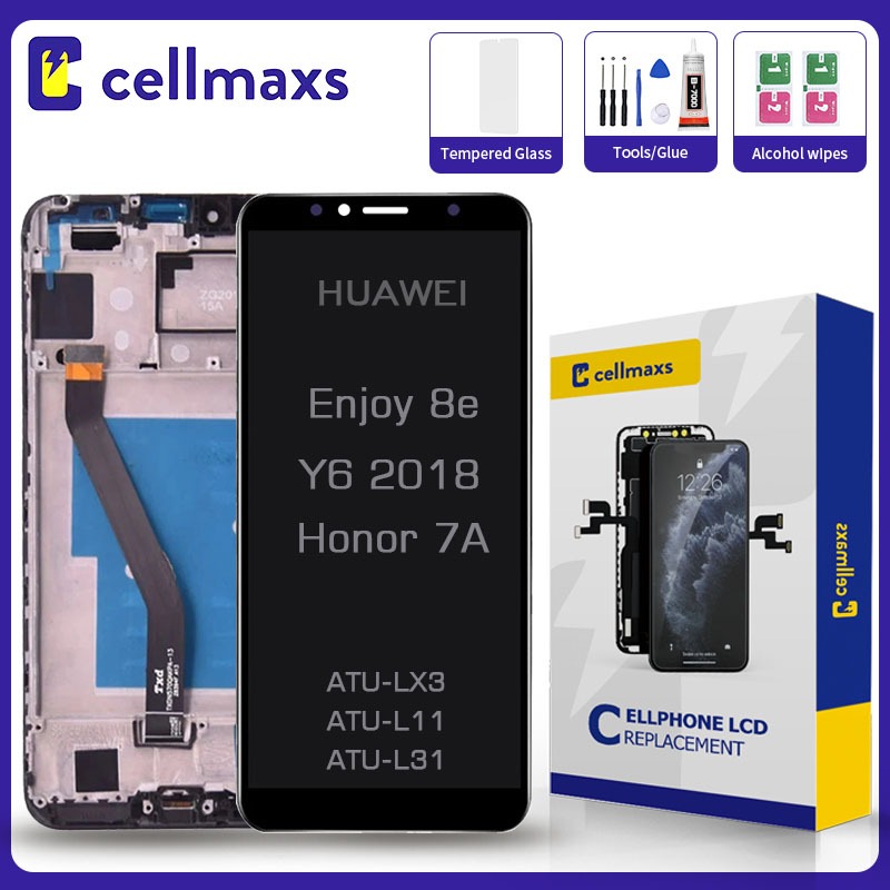 For HUAWEI Y6 2018 Y6 Prime 2018 Enjoy 8E HONOR 7A ATU-L11 ATU-LX3 LCD ...