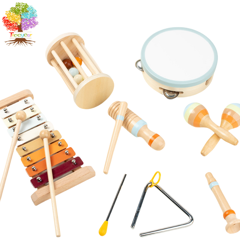 Treeyear Baby Musical Instruments, Montessori Toys for 1 Year Old ...