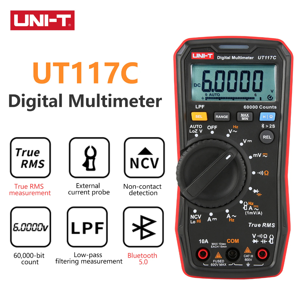 UNI-T UT117C high-precision true effective value professional ...