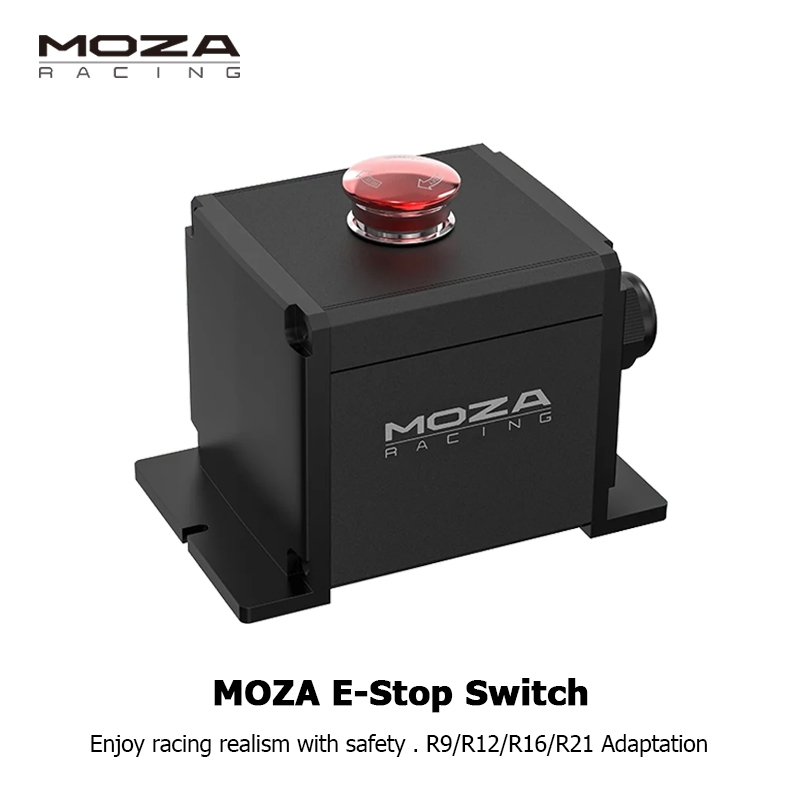 Moza E-Stop Switch multi-purpose connectivity Tailor your experience with three modes. Built-in ...
