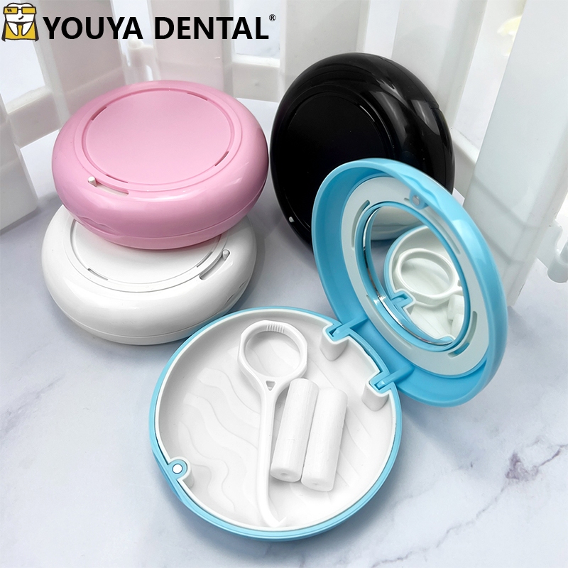 Dental Retainer Case Denture Box Storage Box Plastic Container ...