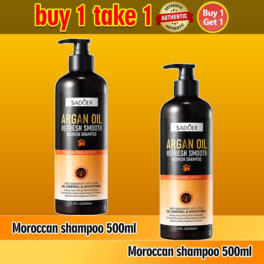 Sadoer Buy 1 Take 1 Argan Oil For Hair Anti Dandruff Shampoo And