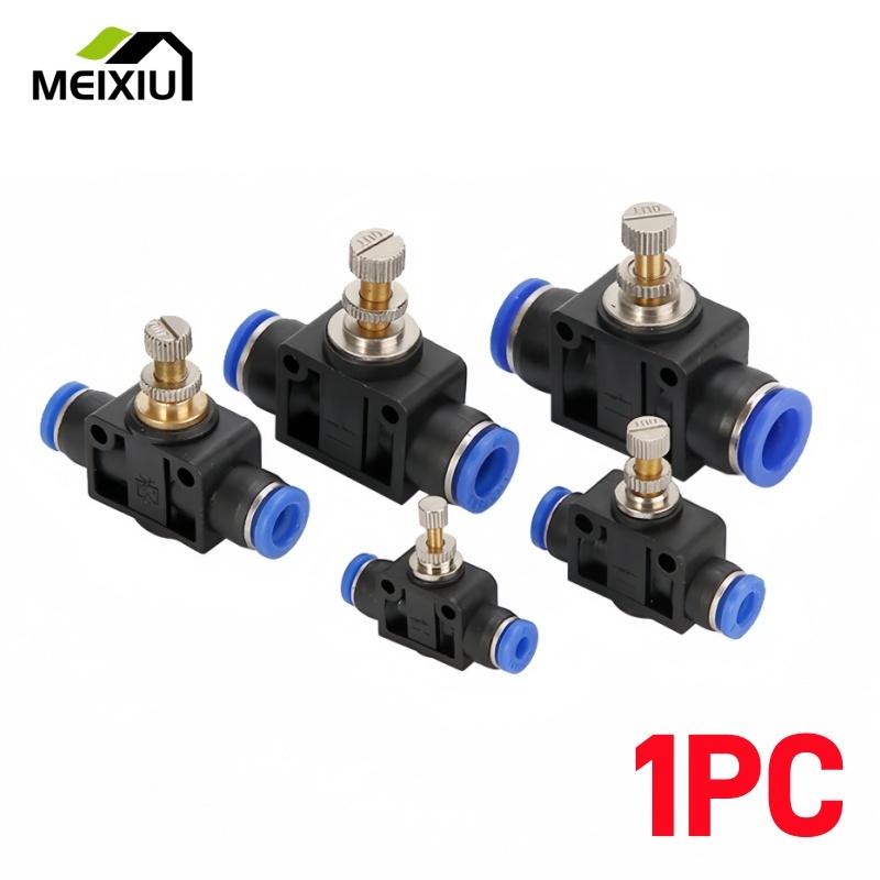 LSA Pneumatic Adjustable Flow Control Valve Speed Air Pressure ...