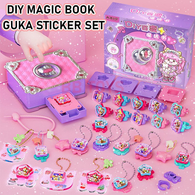 Magic Book Guka Sticker Set Box Guka Sticker Tool Set Child Gift Pack ...