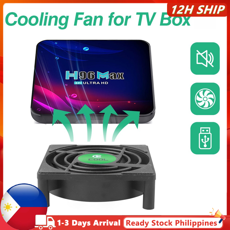 (Philippines Stock) DC 5V USB Mini Cooling Small Fan Silent Tv Box ...