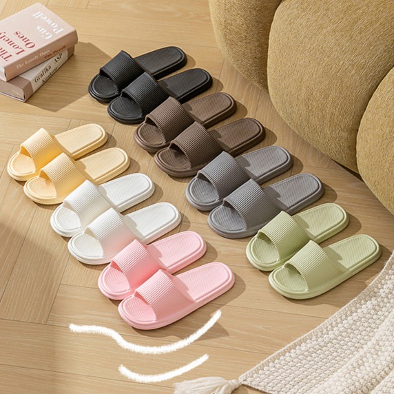 Comfortable Soft Feel Slippers Men 2024 New Style Indoor Home Outdoor ...