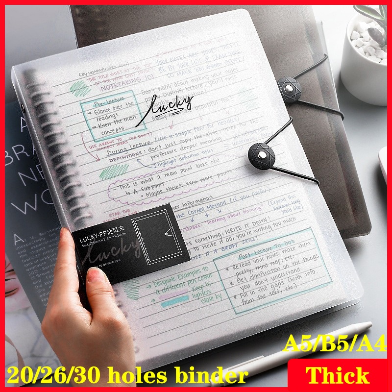 Binder Notebook Refill Pack: Containing 60 Sheets of 80gsm Paper,School ...