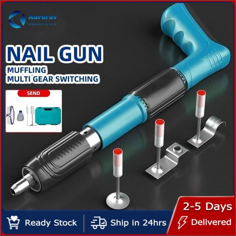 Nail Puncher Gun Nail Guns Concrete Steel Wall Anchor Wire Slotting ...