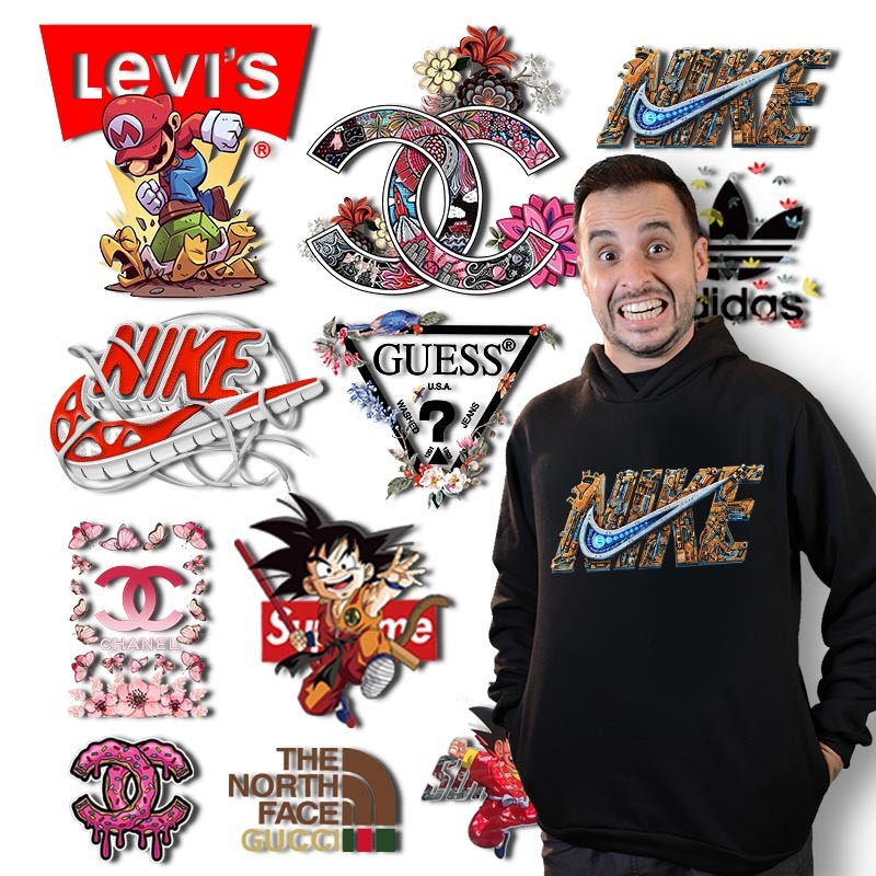 Heat Transfers Sticker Iron on Painting For Clothes DIY Printing ...