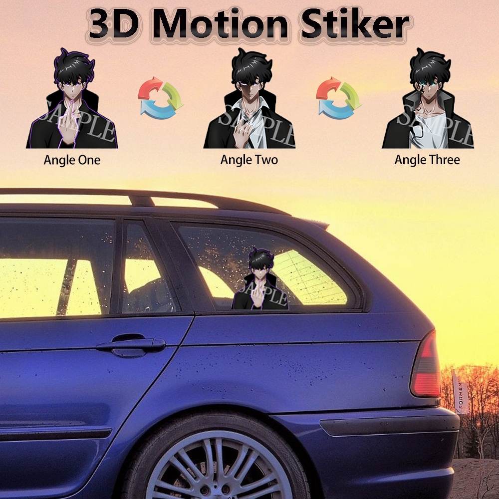 Anime Stickers Solo Leveling Mizushino Shun Self-adhsive Car Stickers ...