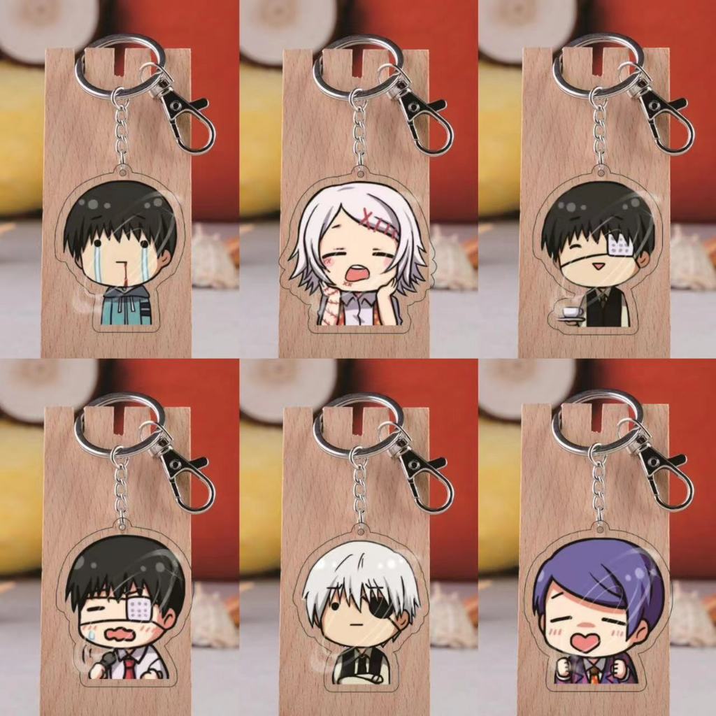 Anime Tokyo Ghoul Kaneki Kenshima Ghoul Keychain Acrylic Pendant ...