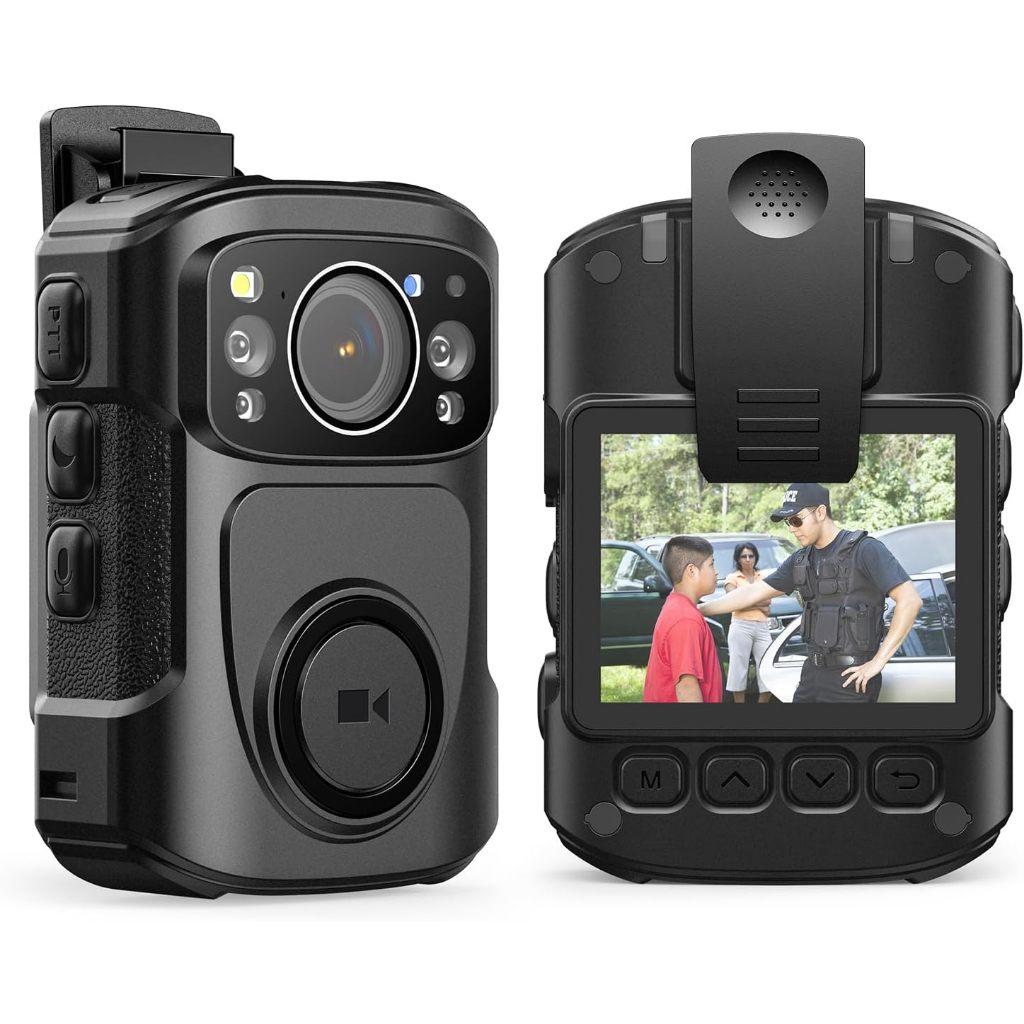 BOBLOV B4K5 128G 4K Body Camera,3400mAh IP68 Waterproof GPS Police Body ...