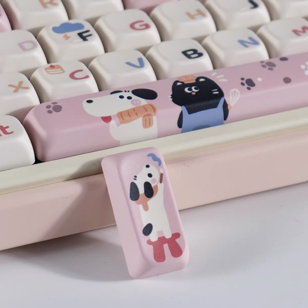 Cute Keycap Kawaii Keycap FOA/XOA Profile PBT Keycaps 140 Keys COOL Cap ...