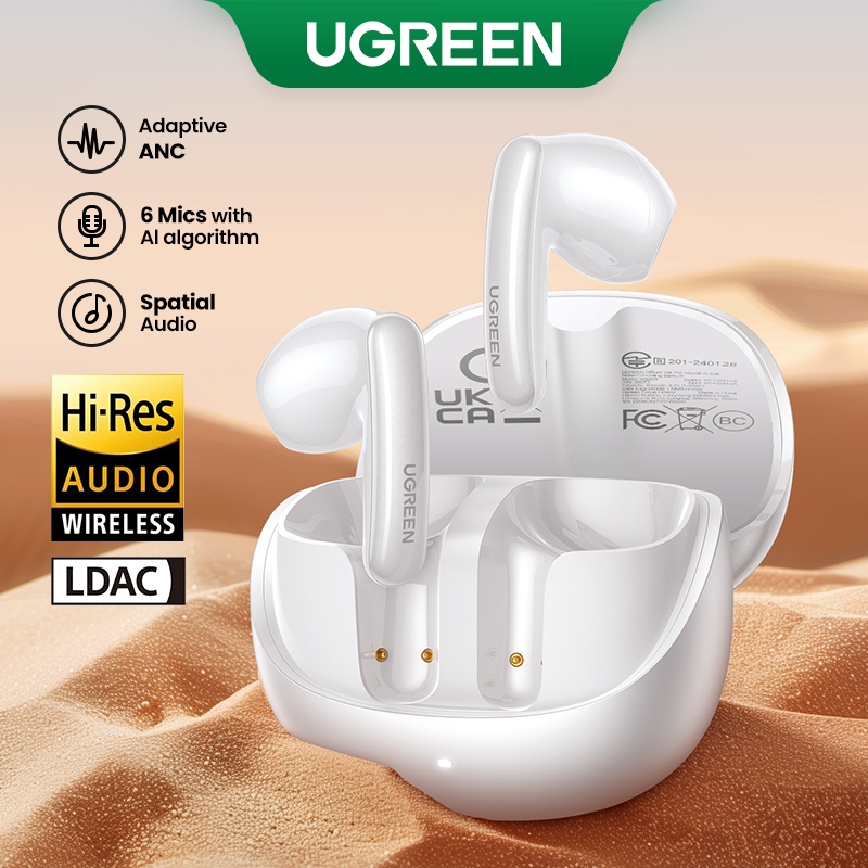 UGREEN Choice H6 Pro Adaptive Active Noise Cancelling Earbuds LDAC Hi ...