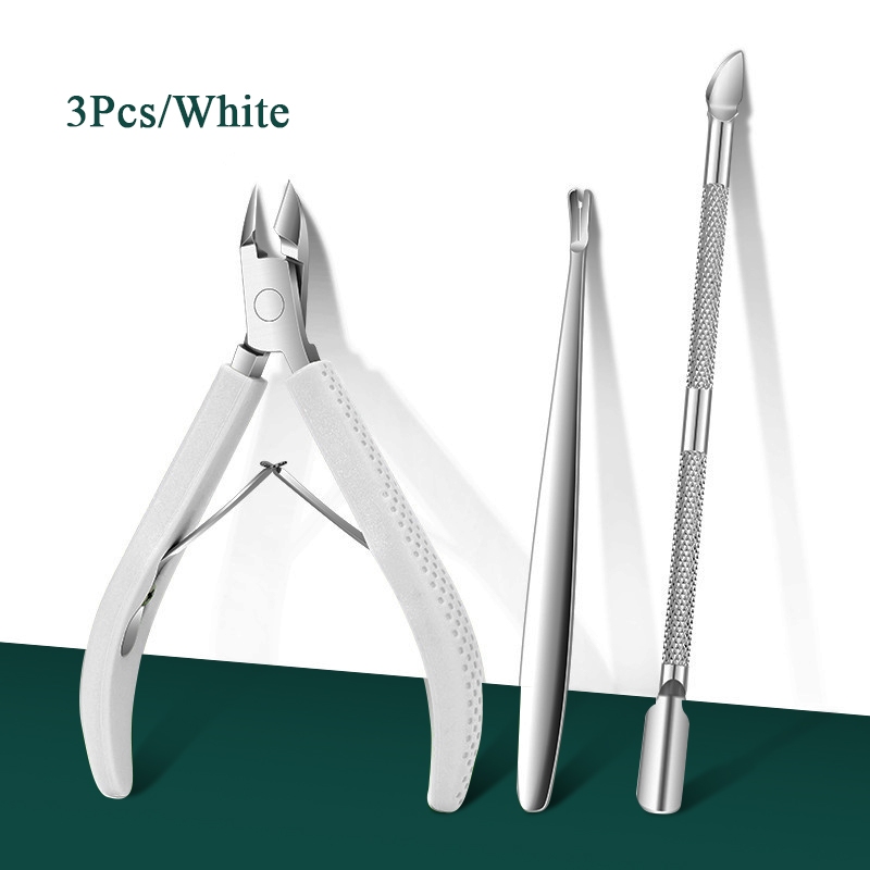 Double-ended Stainless Steel Cuticle Pusher Dead Skin Push Remover For ...