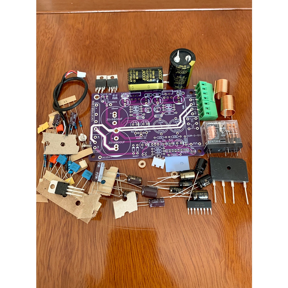 LM1875 LM1875T Amplifier Board HiFi Audio 2.0 Dual Channel Stereo DIY Kit | Shopee Philippines