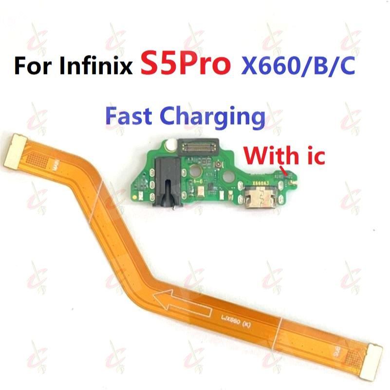 Charging board for infinix S5 Pro Main borad motherboard flex cable ...